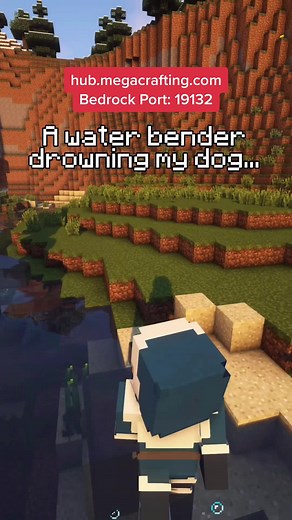 Don’t mess with a fire bender! IP: hub.megacrafting.com Bedrock Port: 19132 #avatar #minecraft #atla #minecraftserver #korra #minecraftpvp
