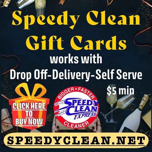 The Gift of Clean Laundry | SpeedyClean Express Laundromat