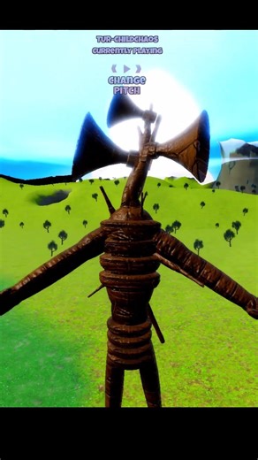 Wood sirenhead in tiny trevor creatures