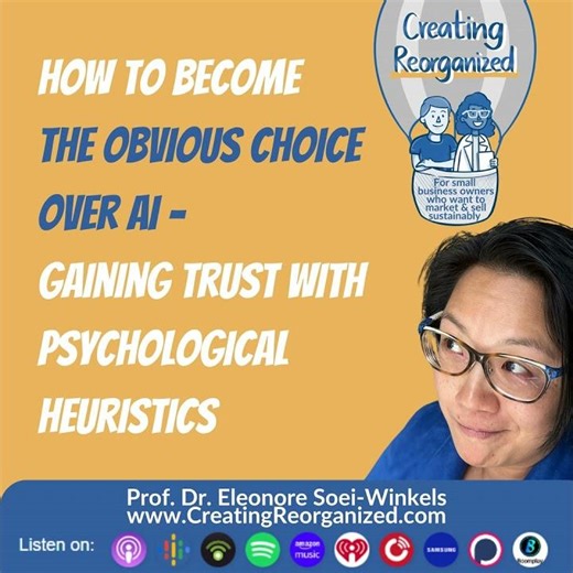 Why would your leads trust you instead of AI? CreatingReorganized, Prof. Dr. Eleonore Soei-Winkels