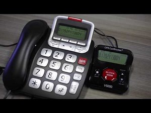 View the Blocked Number list on a CPR Call Blocker