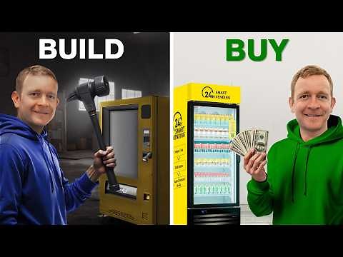 Should You Build or Buy A Vending Machine Route?