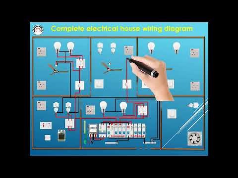 Complete electrical house wiring (UK)-full electrical house wiring diagram -Electrical house wiring