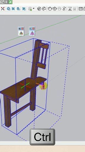 #sketchuppro tips tutorial! 😃😃 (Make a #furniture easily by using Mirror #plugin in #sketchup) 🤩🤩 #sketchuptutorial | Sahana Aktar