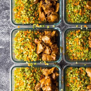 48K views · 70 reactions | Broccoli rice teriyaki chicken meal prep is a lower-carb and grain-free option that is ready in under 30 minutes! Perfect for lunches on the go or easy dinners. Made with Mann's Fresh Vegetables Broccoli & Sweet Potato Rice! Find the full recipe here: https://sweetpeasandsaffron.com/teriyaki-chicken-meal-prep/ | Sweet Peas & Saffron | Facebook