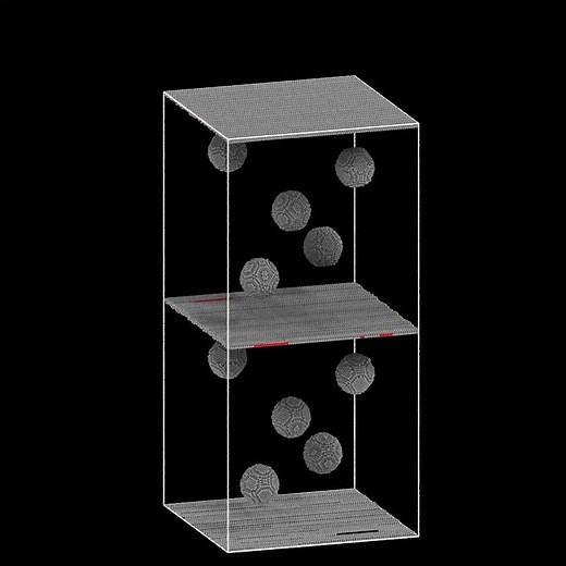 Climb Mediated Dislocation Loop Emission From Rigid Inclusions 110Tension bcc