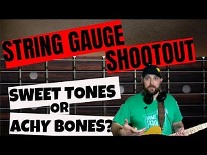 String Gauge Comparison; 9's vs 10's, and ALL of The Effects Changing String Gauge Brings