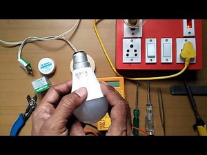 How to Repair LED Bulb using a Series Testing Board and Digital Multimeter
