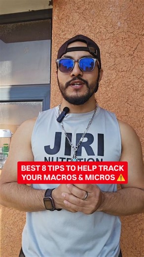 BEST 8 TIPS TO HELP TRACK YOUR MACROS & MICROS 🙌🏻 Order best & genuine suppliments from: @jiri.nutrition 🛒 . #theakashsaga #fitnesstips #leanroninstagram | Akash Salvatore