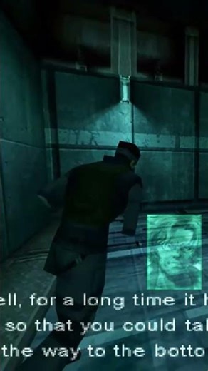 Otacon Guide's Snake through the Underground Base Elevator - Codec in Real-Time Over The Shoulder