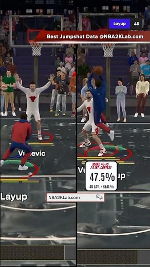 NBA 2K25 Best Layup Controller Settings Real Player % on 2K25 #nba2k25 #2k25