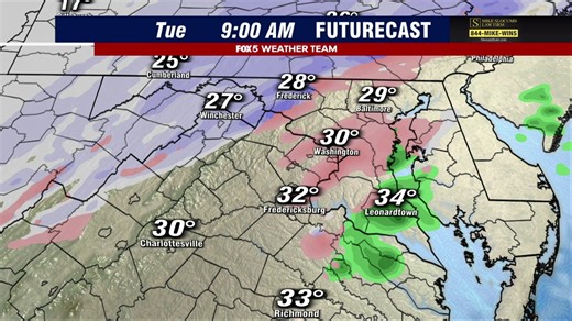 DMV snow forecast: What to expect as snow moves out of region