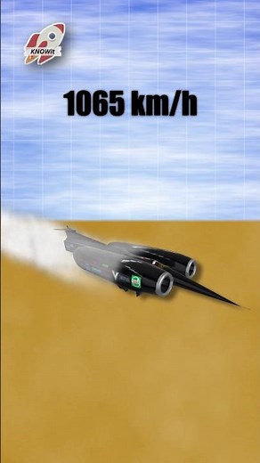 Thrust ssc: fastest car🚗 !! #knowit