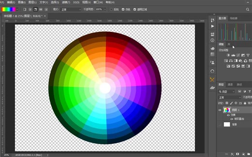 用PS制作色环