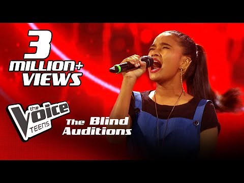 Hanna Shafa | Chakithaya (චකිතය) Blind Auditions | The Voice Teens Sri Lanka