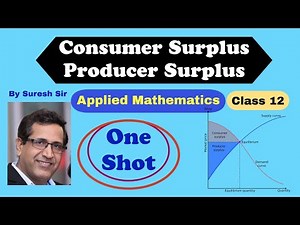 Consumer Surplus & Producer Surplus Explained with Graph | Class 12 | Market Equilibrium Concepts