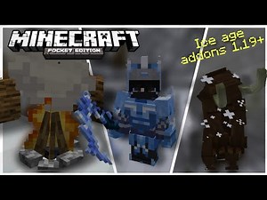 Amazing Addons That Turn MCPE Into An Ice Age Survival Game