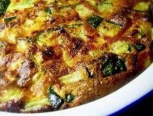 Recette de flan fondant & léger aux courgettes et poivrons