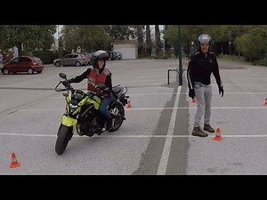 Permis A2 à A déroulement passerelle chez moto-école Campus.