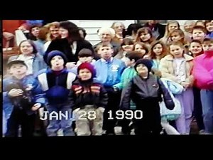 Mooning the camera in 1990