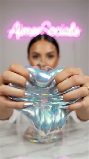 Mermaid Slime ASMR 🧜‍♀️🫧#oddlysatisfying #asmr #slime