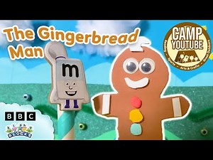 The Gingerbread Man - A Puppet Show 🐶🐱 | Camp YouTube Reading | ‪@officialalphablocks‬