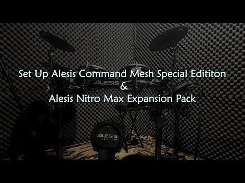 Set Up Alesis Command Mesh Special Edition & Nitro Expansion Pack
