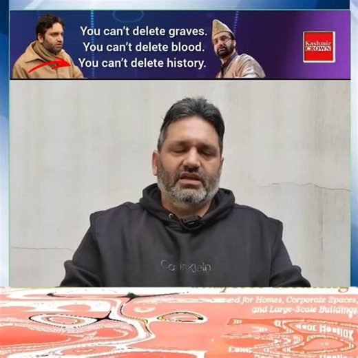 You can’t delete graves. You can’t delete blood. You can’t delete history. Stop hiding behind science of nomenclature and Answer the people, Mirwaiz sahab. | Kashmir Crown
