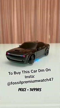 Black Demon! Unboxing the Insane Dodge Challenger RC Car (Must-See Lights!)... #toyforboys
