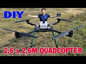 I Built a Giant 2.6M Quadcopter Drone RC with 3000W Brushless Motors