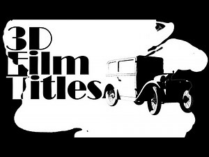 3D Film titles Cinema 4D lite + After Effects