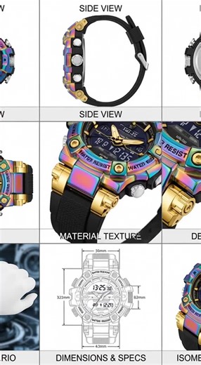 “Obsessed doesn’t even cover it! 🤩 This bright yellow barrel watch has been on my wrist NONSTOP for 24hrs—commute, gym, coffee runs, you name it. The graffiti dial and red-yellow crown are chef’s kiss, and it’s actually waterproof & sweatproof! No more switching watches for different vibes—this one does it ALL. Tap the link below before they sell out! 👇 #coolgadgets #smartwatch #stylishgadgetaccessory #rolexwatch #watchcollector #garminwatch #timelessukwatchformen #luxuryukmenswatch #watchdeal