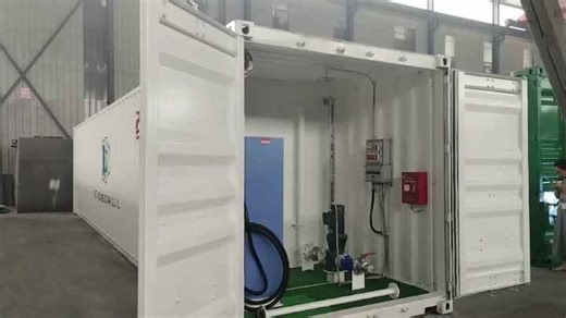 20-foot Container Mobile Gas Station Bulk Fuel Liquid Storage Container 40ft