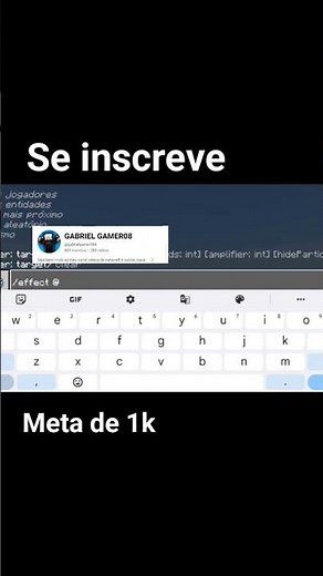 Command to have infinite night vision in Minecraft Bedrock #1000subscribers#