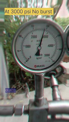 Hose pipe strength Testing _ Burst Test