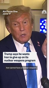 1.3M views · 26K reactions | President Trump said he wants Iran to give up on its nuclear weapons program. | NBC News | Facebook