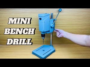 How to make a mini bench drill from PVC plastic