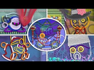 Kirby's Epic Yarn (2 Player) - All Bosses (No Damage)