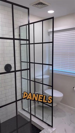 How to Create a Walkthrough Shower Without a Door #construction #remodel #diy #renovation #bathroom