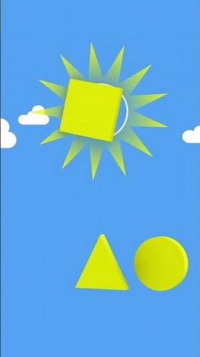 Missing Shapes - Sun - Quiz Bits #babyfirsttv