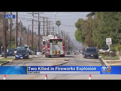 Debris Field Covers 80 Homes After Fireworks Explosion That Rattled Ontario Neighborhood; Dozens Eva