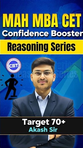 MBA CET 2026 🔥| Syllogs | Confidence Booster Series | #shorts