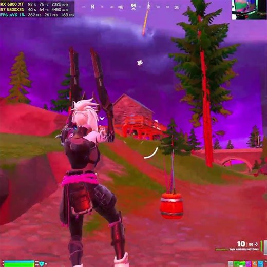 Fortnite 4K Performance Mode Gameplay #344