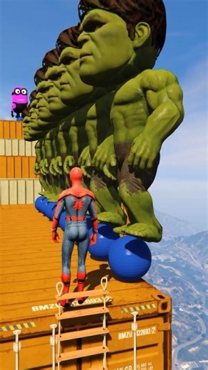 GTA 5 Epic Water Ragdolls Spiderman Jump/Fails Ep 113 #shorts