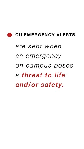 Yesterday’s CU Boulder emergency alert system test is complete. Want to know what different alerts mean and how to respond? Watch our alerts education videos and learn more: https://bit.ly/45DE714 | University of Colorado Police Department