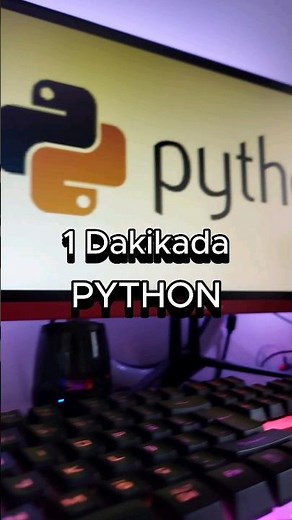 1 Dakikada Python101 💻 Veri Tipleri, Koşullu İfadeler ve Çıktı Almak! PYTHON Dersleri #shorts
