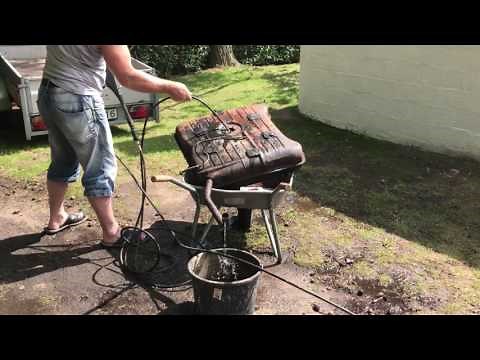 Cleaning out the Diesel Fuel Tank