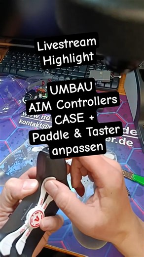 Neues Grip für deinen Aim Controller - Paddle und Taster richtig anpassen #ps5 #controller #gamer