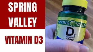 Watch Spring Valley Vitamin D3 - Full Review on Amazon Live