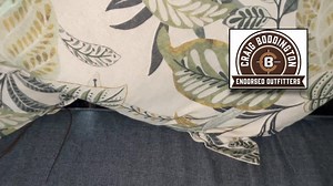 2.4K views · 191 reactions | It rained our last day with Zambeze Delta Conservation and Anti-Poaching. Sometimes when it rains, outdoor critters move indoors. Connybear was just about to plop down on this sofa when he noticed he had company. | Craig Boddington | Facebook